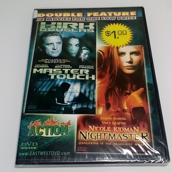 Media | 215 Action Double Feature Dvd Master Touch Nightmaster | Poshmark